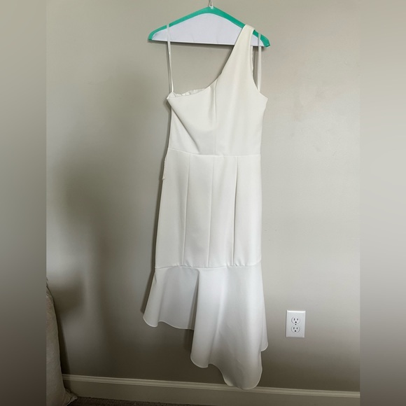 Anne Barge | Dresses | Lwd By Anne Barge Jadore Asymmetrical Ruffle ...